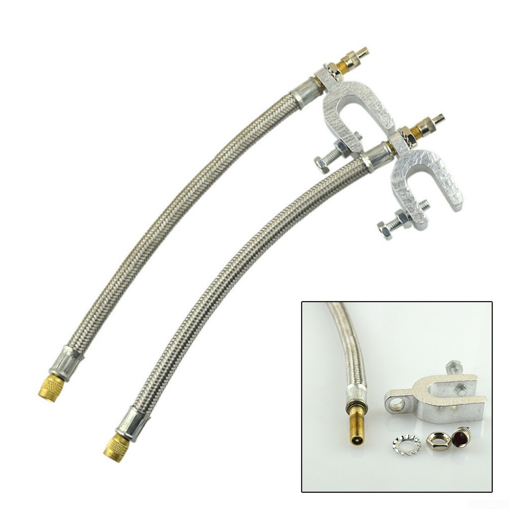 UHUSE 2 Pieces Dual Wheel Valve Stem Extender Extention 9.8 ...