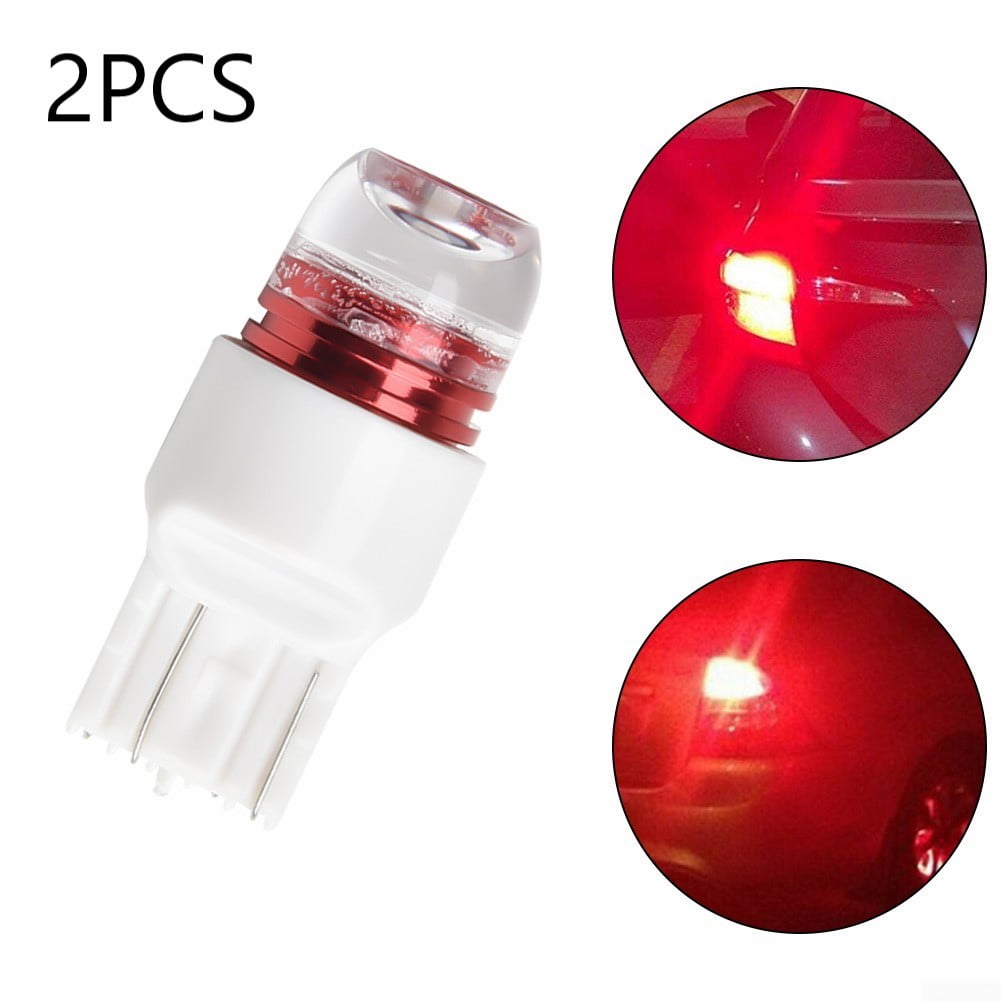 UHUSE 2X 7443 LED Strobe Flashing Blinking Brake Tail Light Parking ...