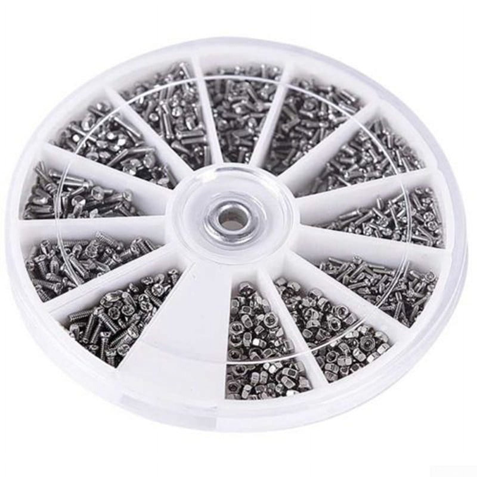UHUSE 600pcs Set Small 12 Kinds of Screw Nuts Electronics Assortment ...