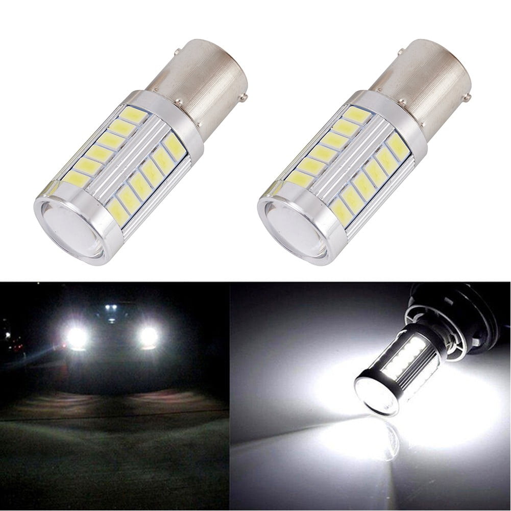 UHUSE Car DRL Light Bulb White LED BA15S P21W 1156 Reversing Lamp 33 ...