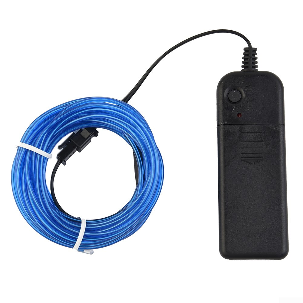 UHUSE Flexible Neon LED Light Glow EL Wire String Strip Rope Tube Car ...