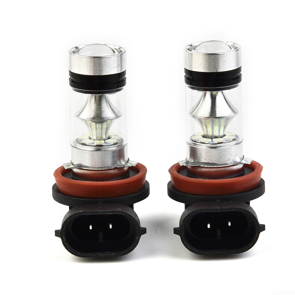 UHUSE H8 100W 6000K Cool White CoB LED Automotive Bulb 2 Pack - Walmart.com