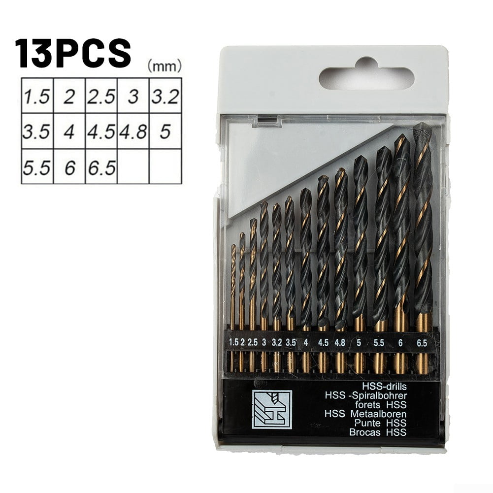 UHUSE M2 HSS Drill Bit Set For Stainless Metal Copper Iron Bits ...