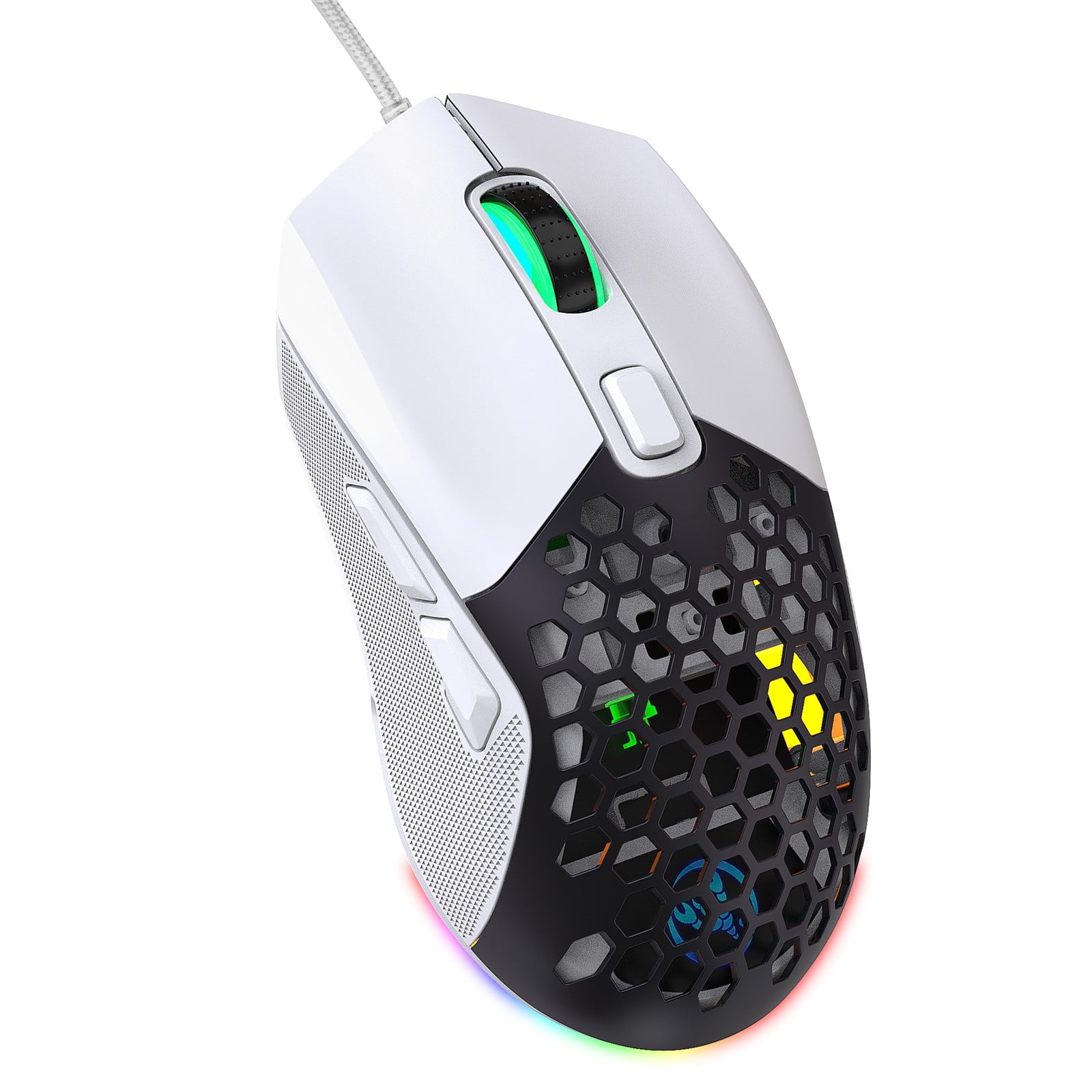 UHUYA Gaming Mouse Wired Gaming Mouse 7200 DPI Programmable Wired ...