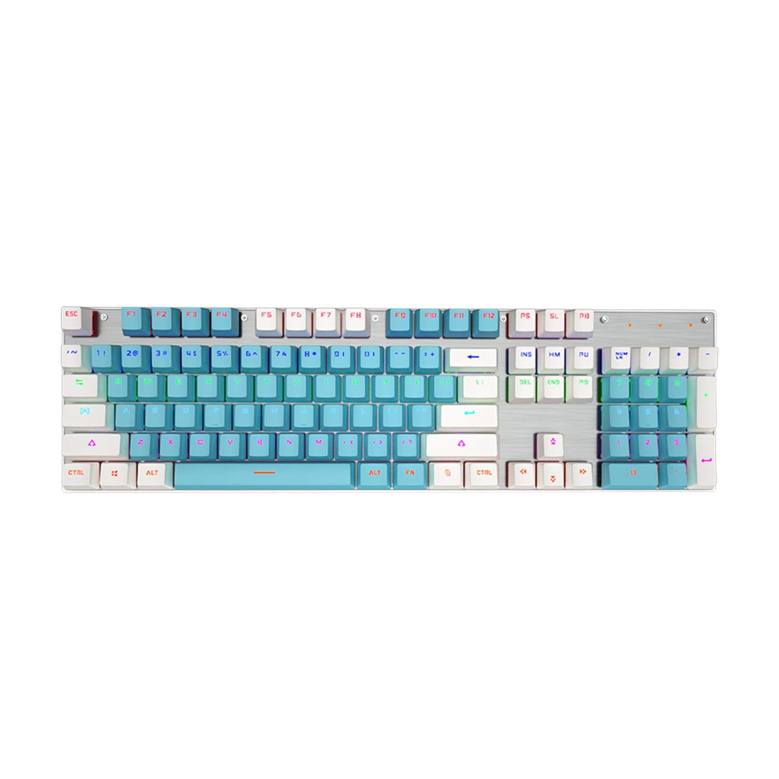 UHUYA Mechanical Keyboard Mechanical Gaming Keyboard RGB LED Backlit Wired Keyboard with Blue ...
