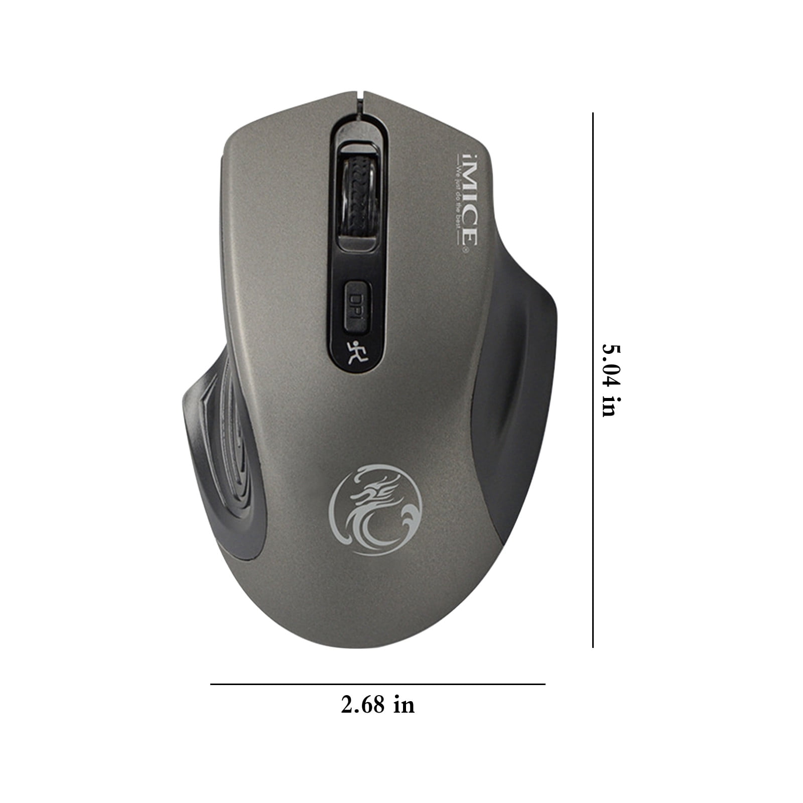 UHUYA Wireless Mouse 2.4G Noiseless Mouse with USB Receiver Portable Computer Mice for PC Tablet ...