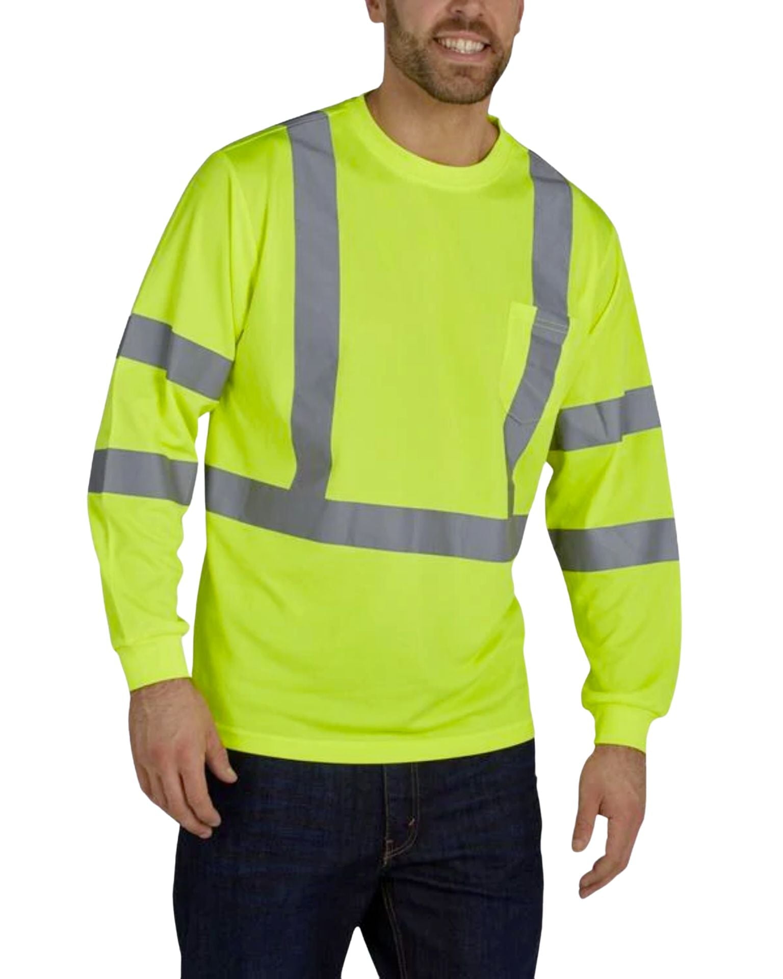 UHV867 HiVis Long Sleeve Tee - Protected with PERIMETER™ Insect Guard ...