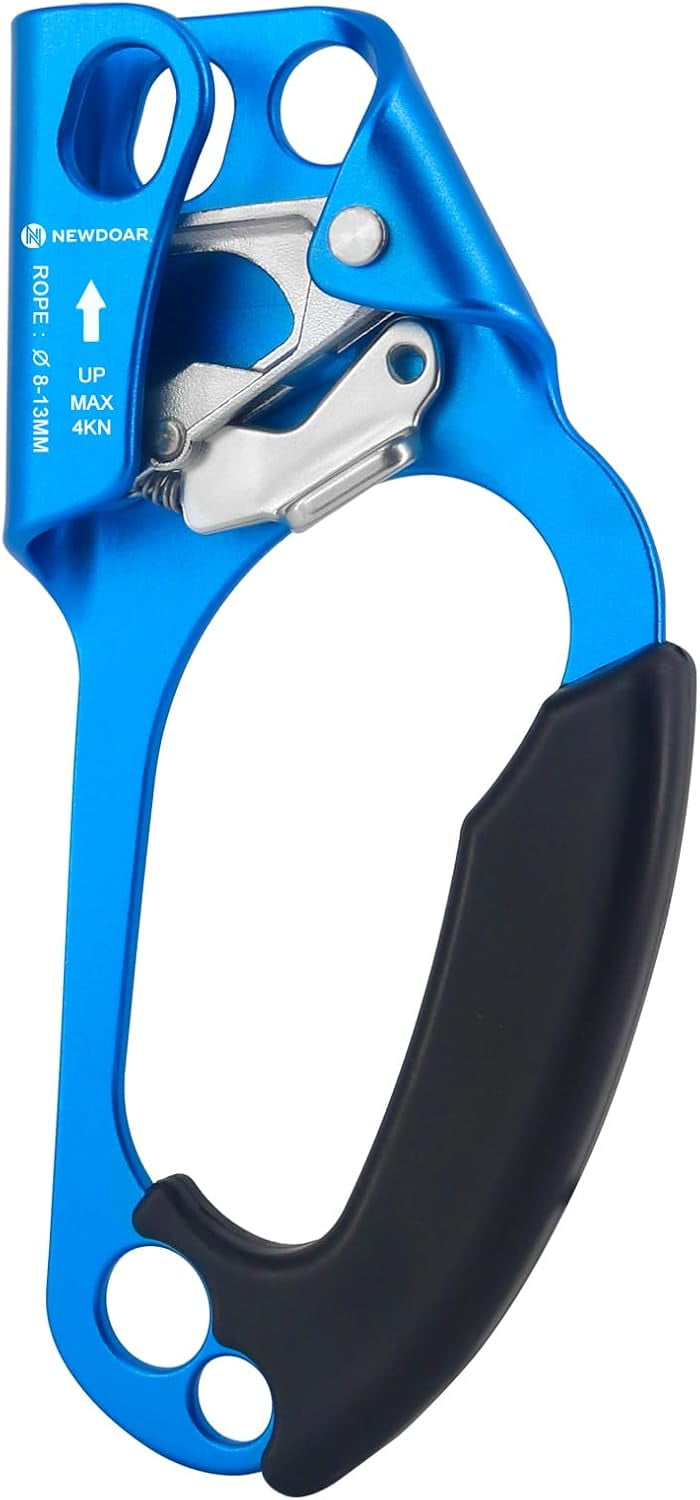 UIAA & CE Certified Hand Ascender Rock Climbing Tree Arborist Rappelling Gear Equipment Rope ...