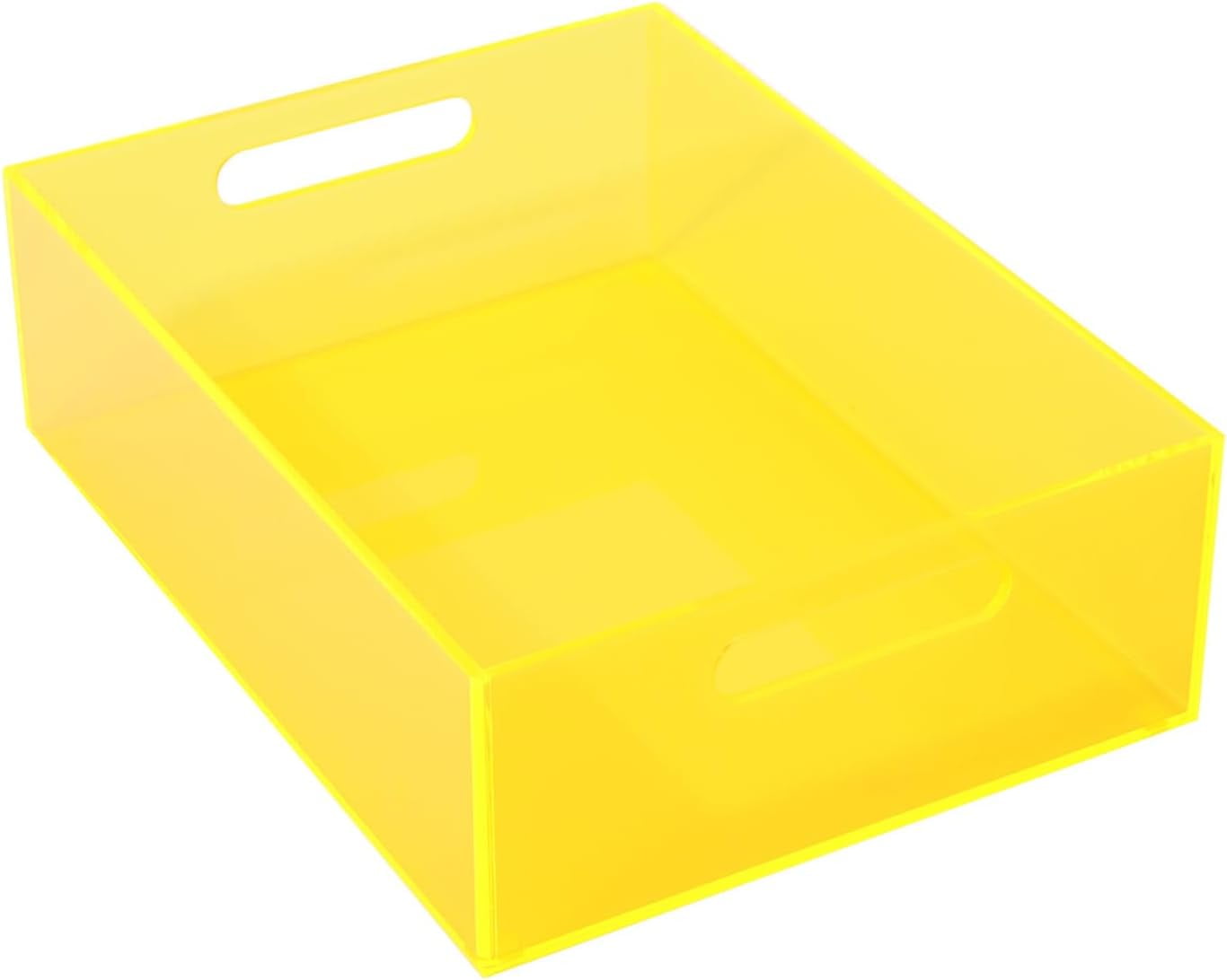 UIGYIBOR Acrylic Storage Bin Pantry Storage Container with Handles ...