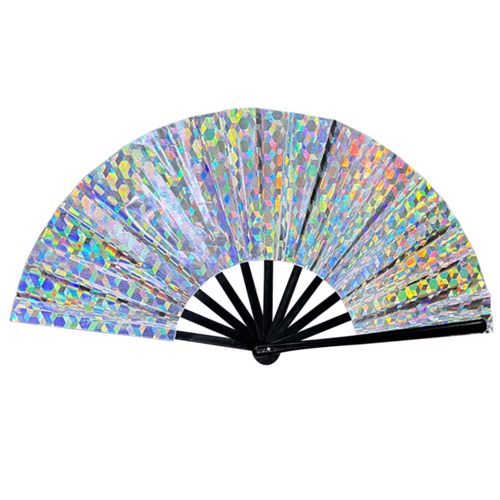 UIIUko Boots On The Ground Fan Large Folding Hand Fan Clack Hand Fan ...