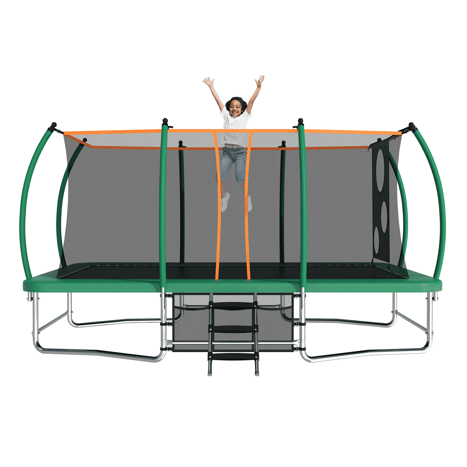 UIOWIO 10 x 16ft Rectangle Trampoline for Kids,Outdoor Rectangular ...