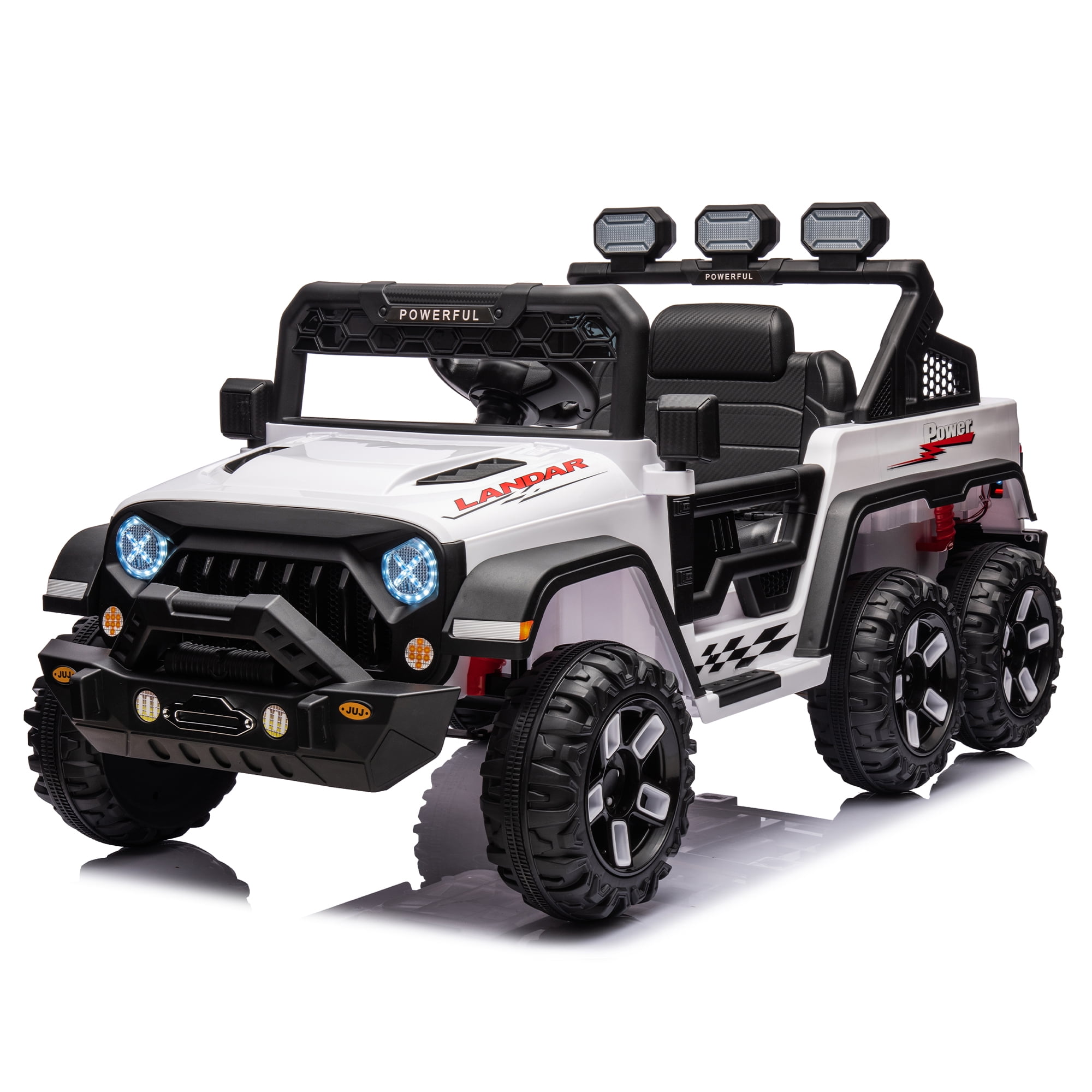UIOWIO 24V 2 Seater Ride on Cars, Powered Ride on Toy Truck with Remote ...