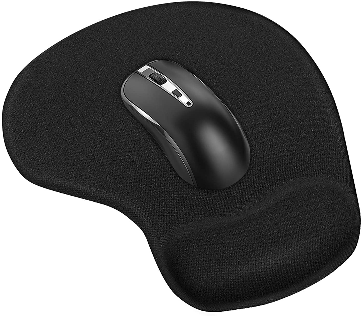 UISHUSO Office & Gaming Mouse Pad with Wrist Support Gel Cushion Rest ...