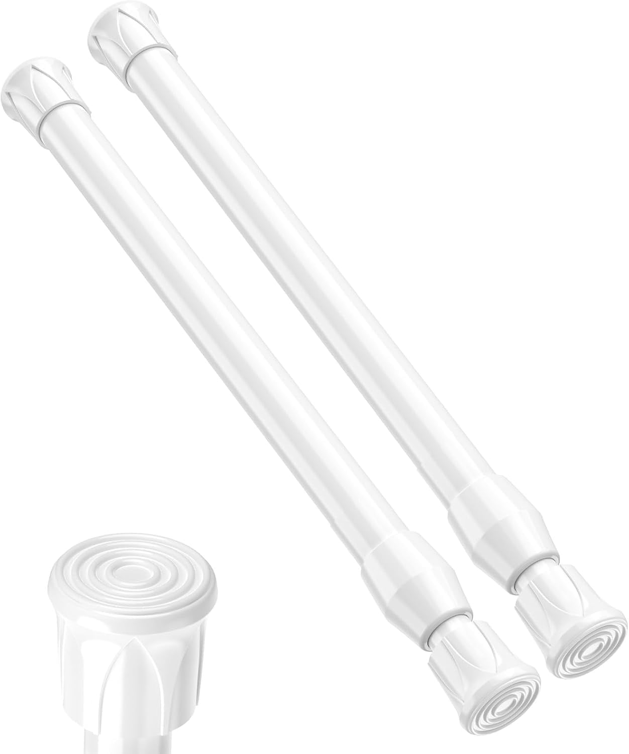 UITBDWR-Tension Curtain Rod 12-20inches Small Tension Rods White ...