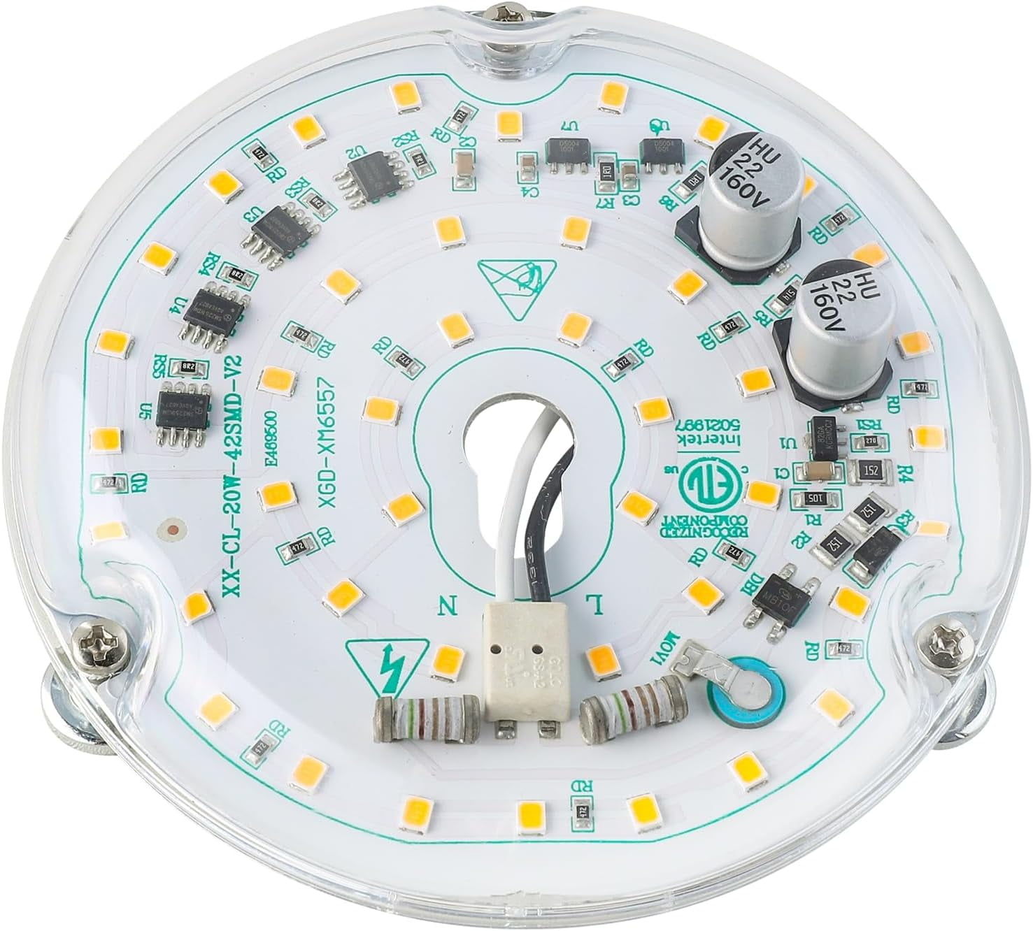 UITTG-4'' 20W LED Ceiling Fan Light Retrofit Kit, Ceiling Light ...