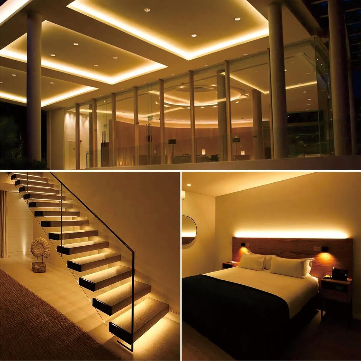 UITTG-4.92ft Warm White LED Strip Lights 3000K Soft White Short Led ...