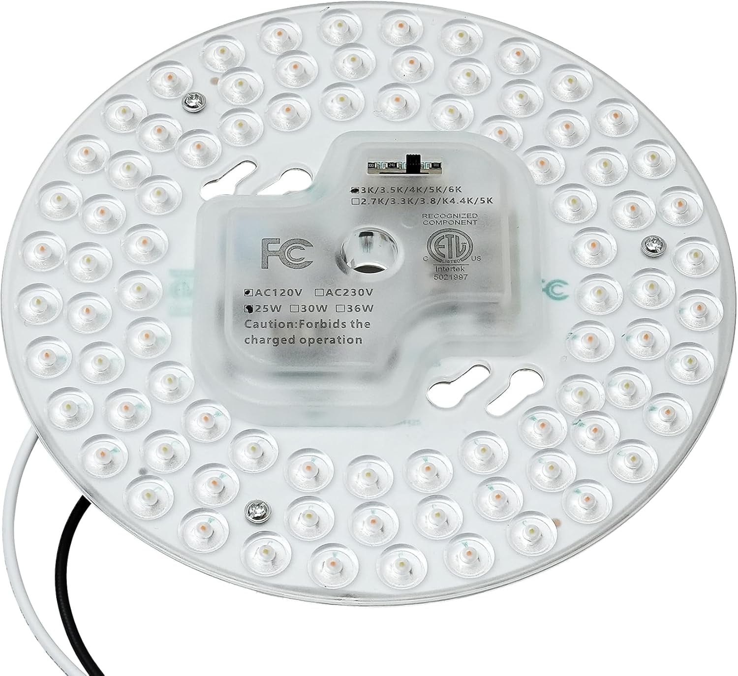 UITTG-6.69'' LED Ceiling Fan Light Retrofit Kit 25W 3000LM Ceiling ...