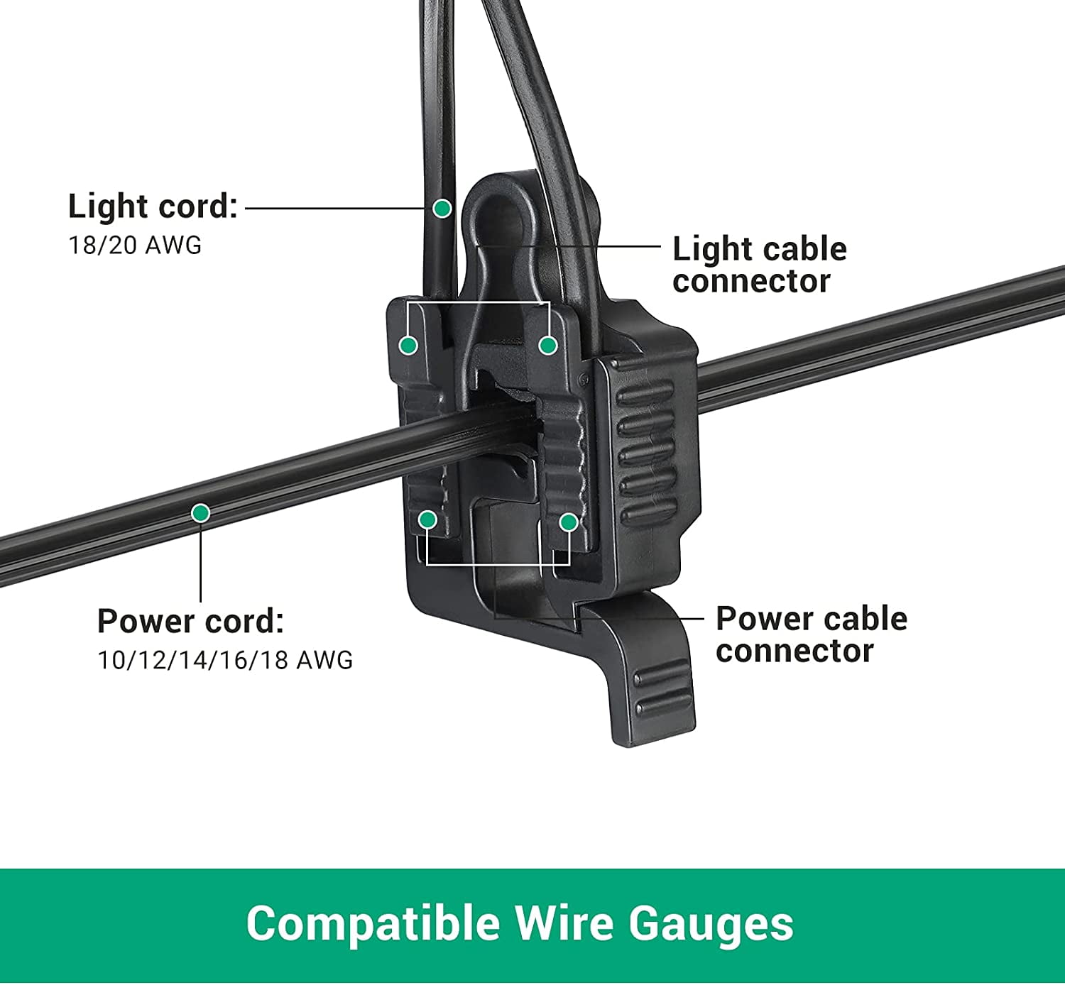 UITTG-6-Pack Low Voltage Wire Connector, Landscape Lighting Cable ...