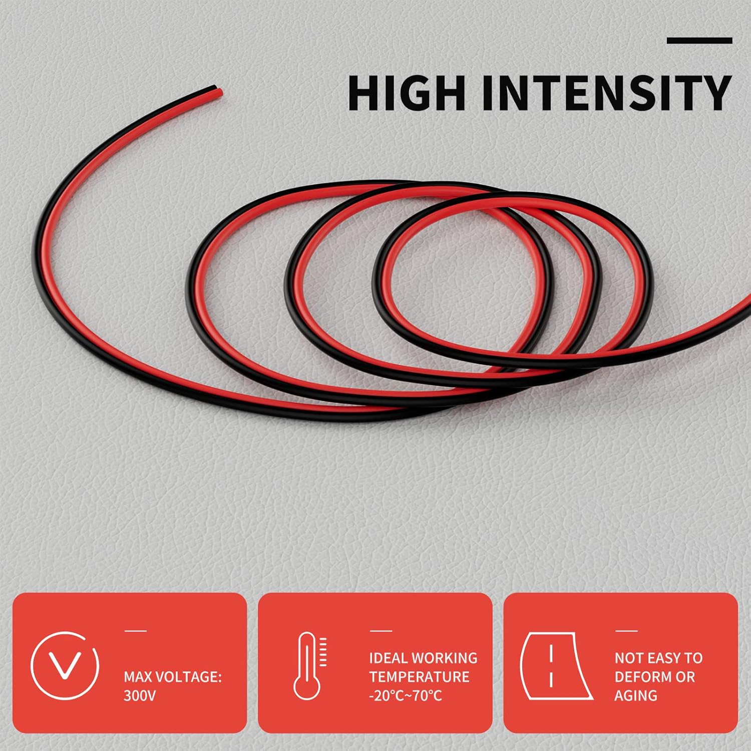 UITTG-65.6ft/20M Extension Cable Wire Cord,22AWG 2-pin Wire Cord for ...