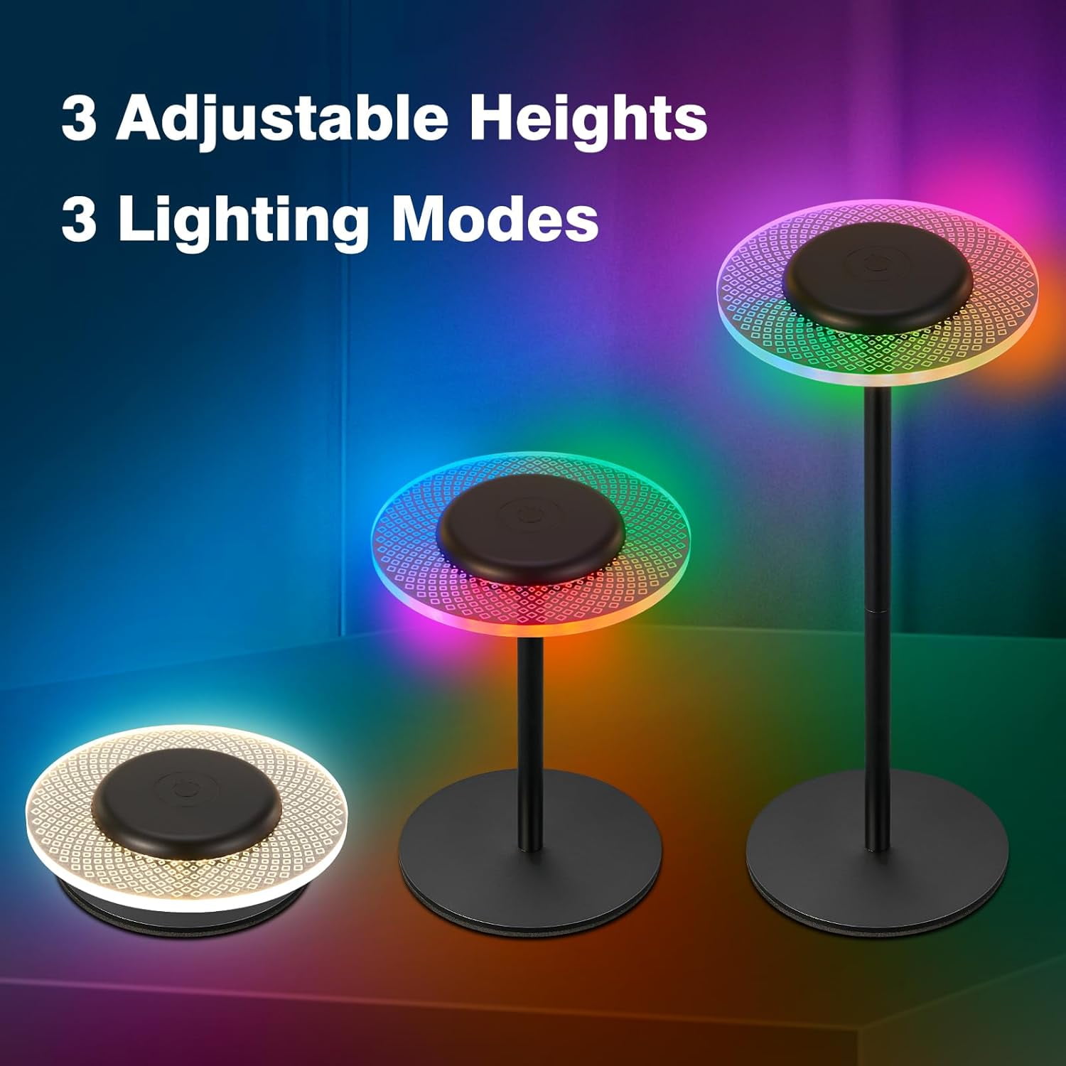 UITTG-Cordless Table Lamp, Warm Light Desk Lamp for Living Room ...