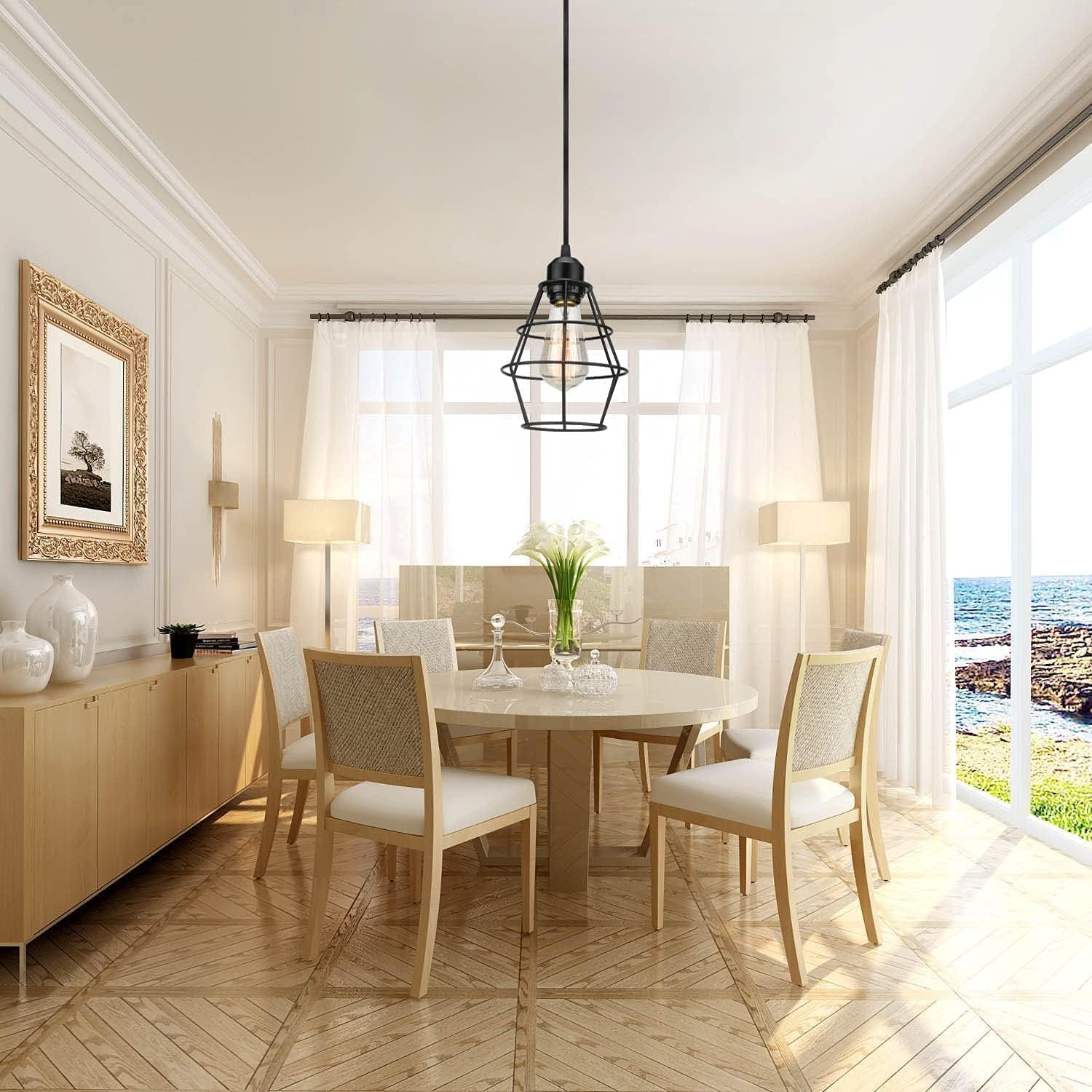 UITTG-Modern Kitchen Island Lights Fixtures Ceiling Hanging Dining Room ...