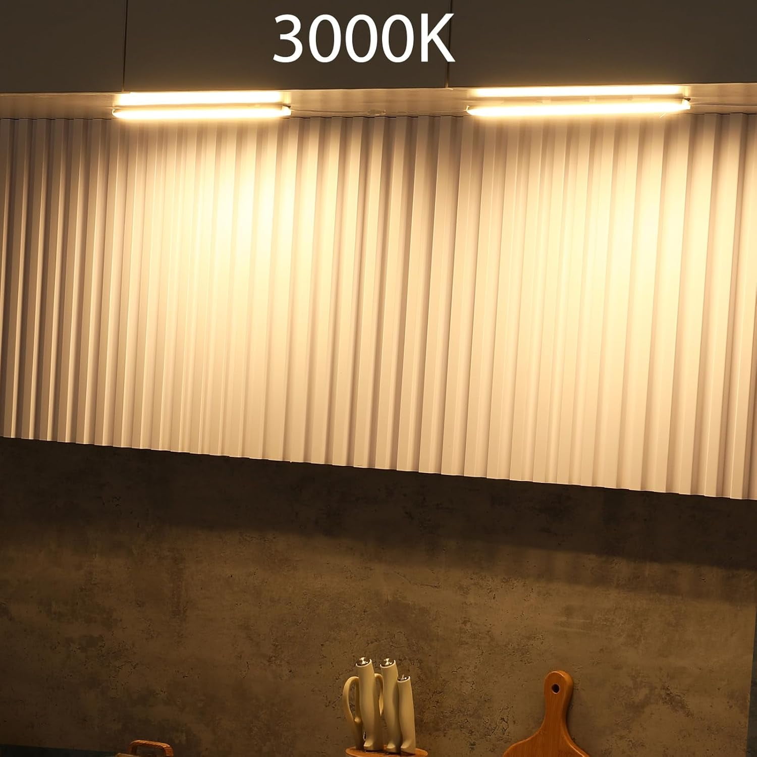 UITTG-Plug Under Cabinet Light Kit with Power Adapter, Dimmer, 2 pcs 12 ...