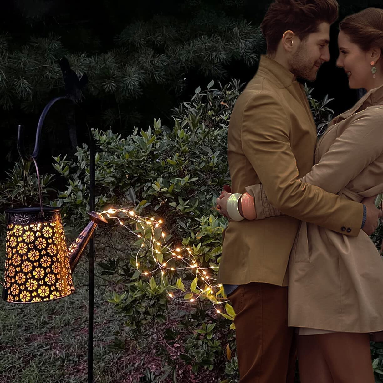 UITTG-Solar Watering Can Lights,Solar Lights Outdoor Garden Decor,Large ...