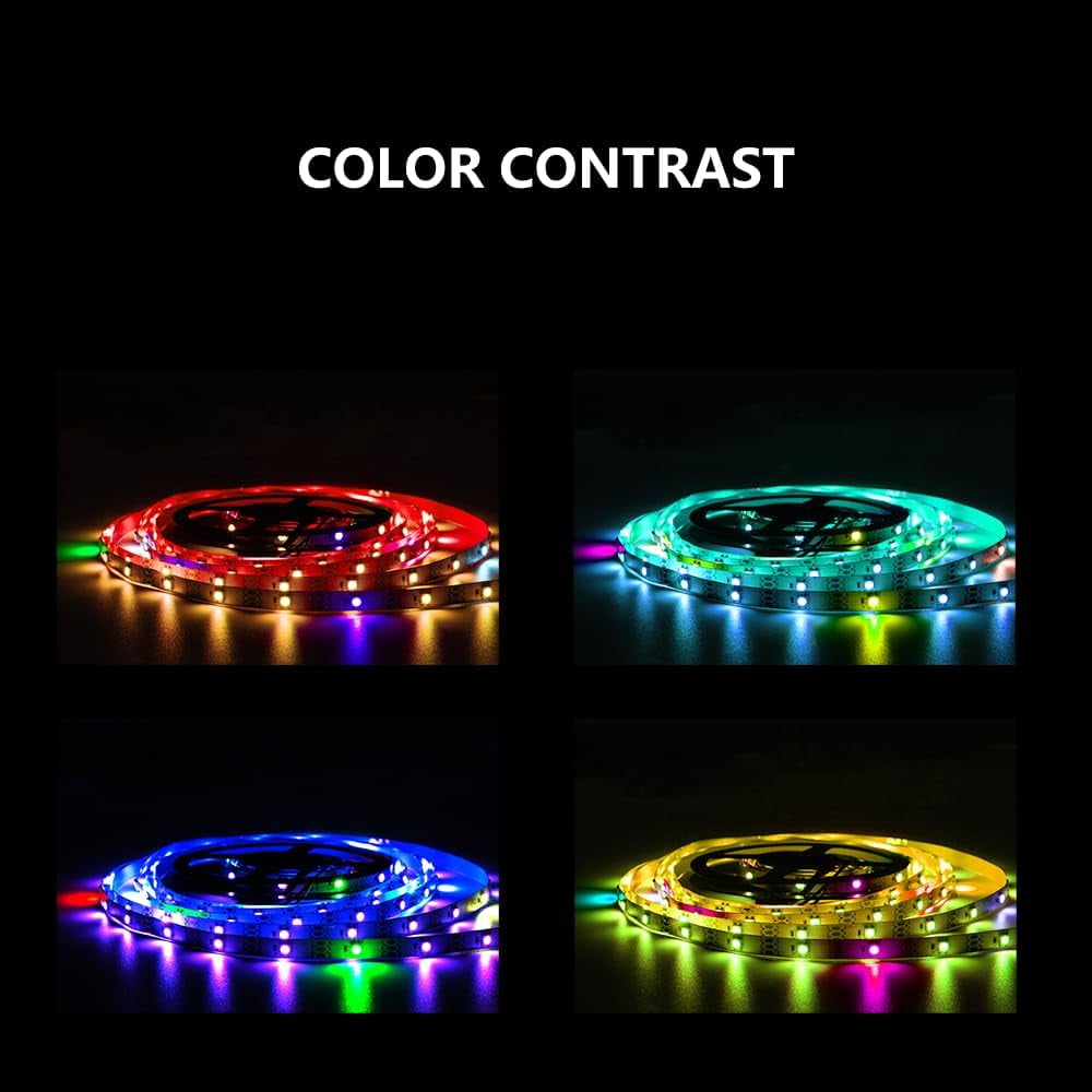 UITTG-WS2812B LED Strip Individually Addressable Light 30Pixels/m ...