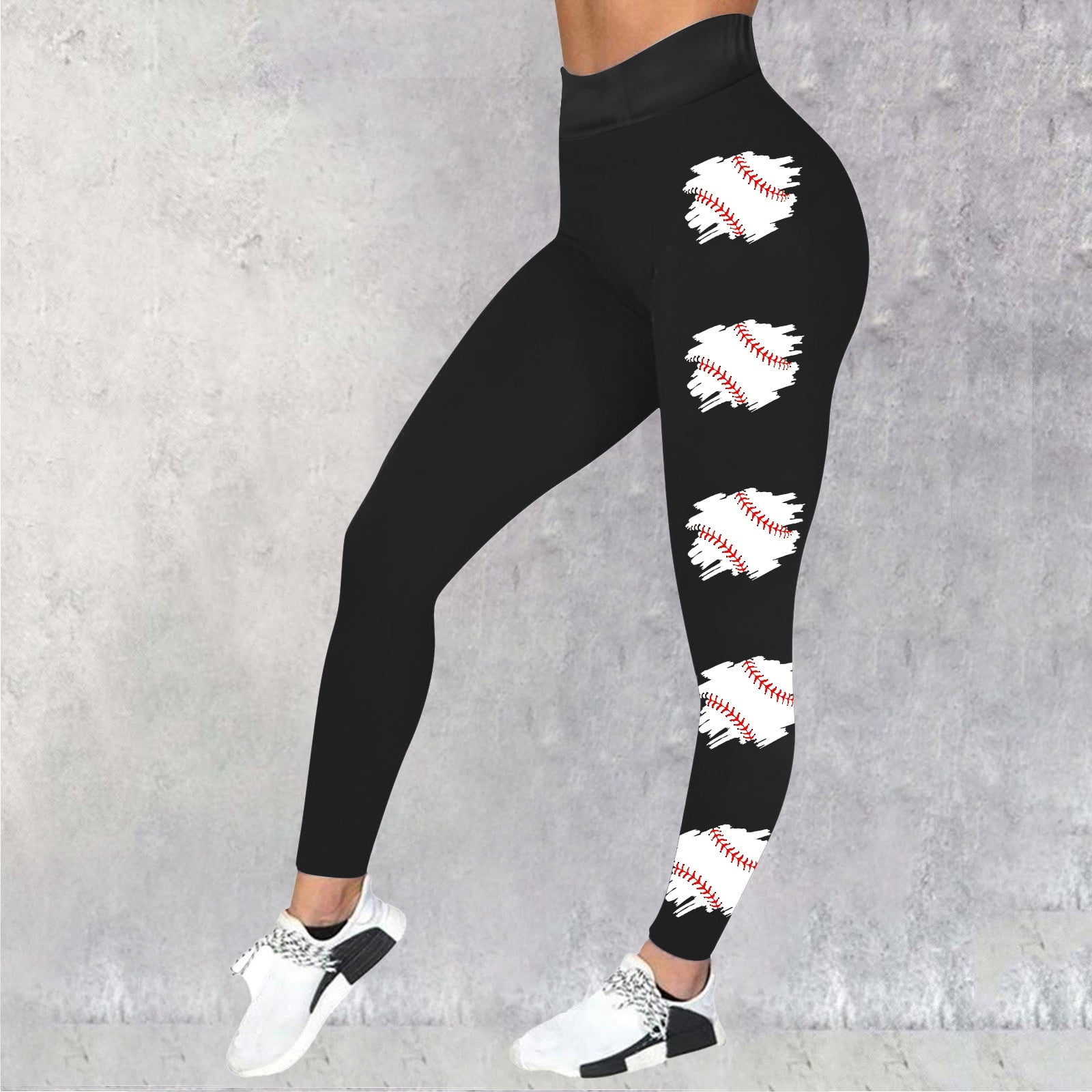 UIX 2024 Womens Baseball Printed Tight Hip Lifting Fitness Yoga ...
