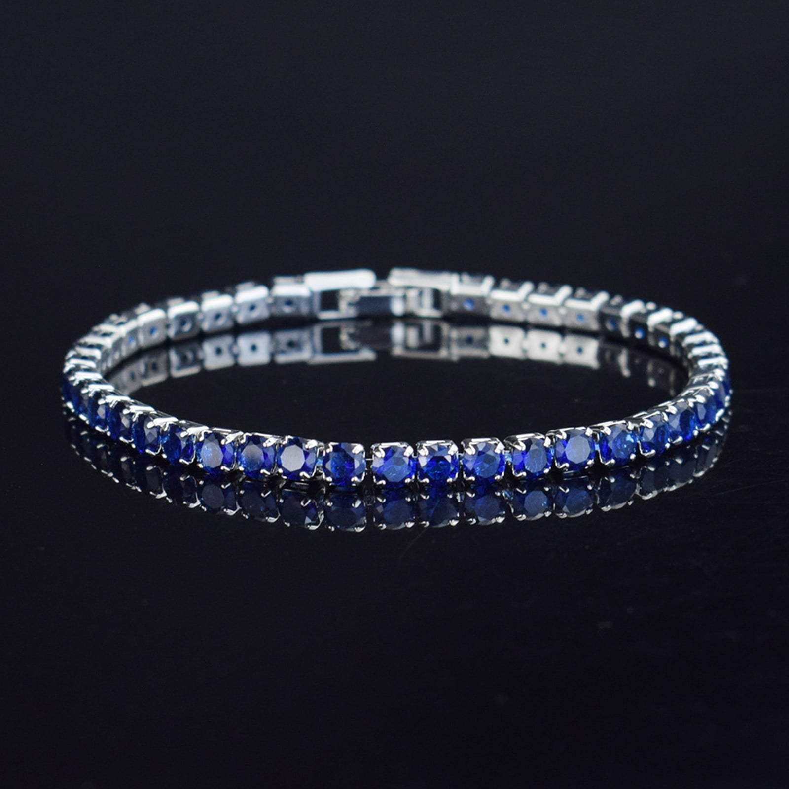 UIX 4mm Zirconia Tennis Bracelet Iced Out Chain Bracelets for Women Men ...