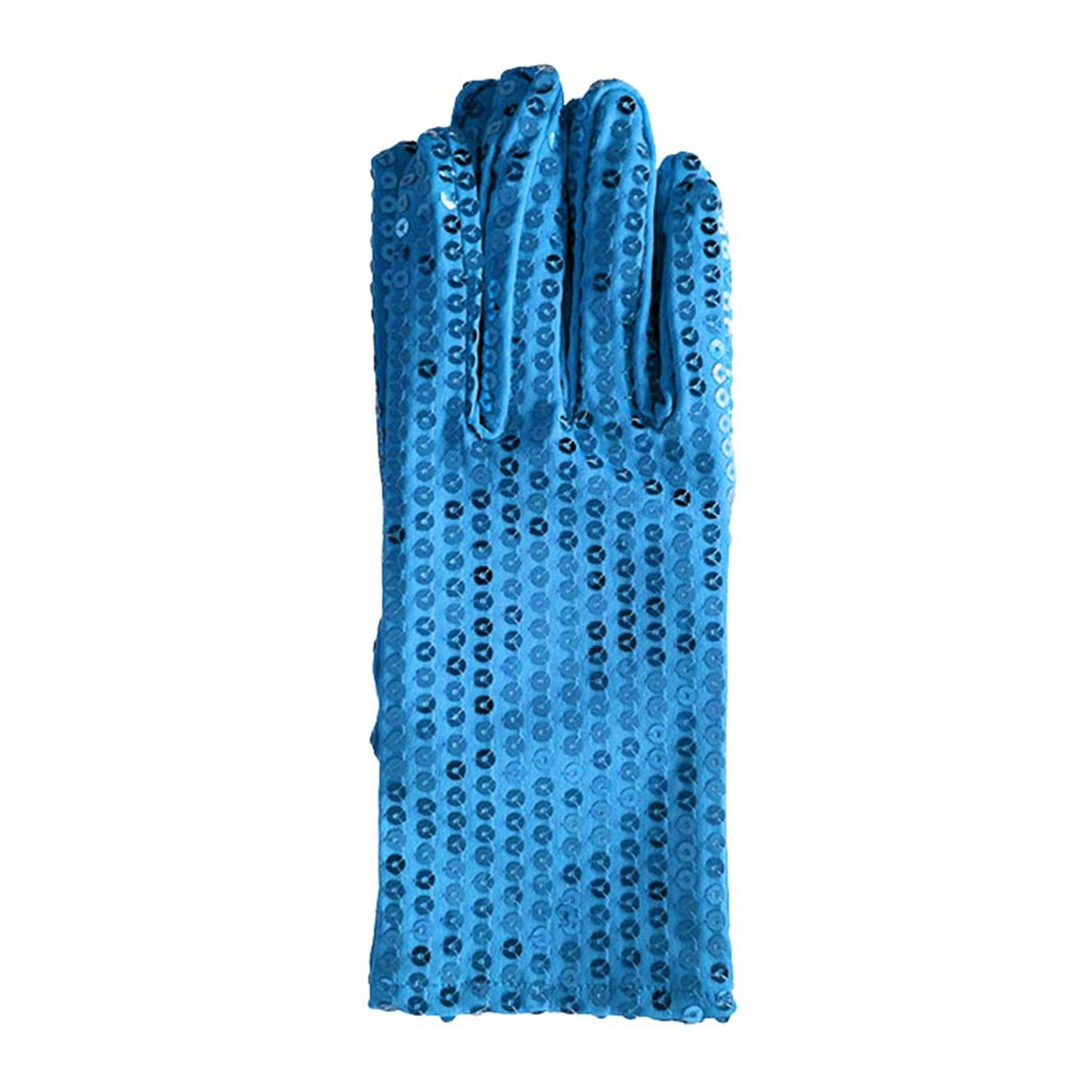 UJNDER Carnival Sequin Glove Bling Performance Gloves for 80s or 90s ...