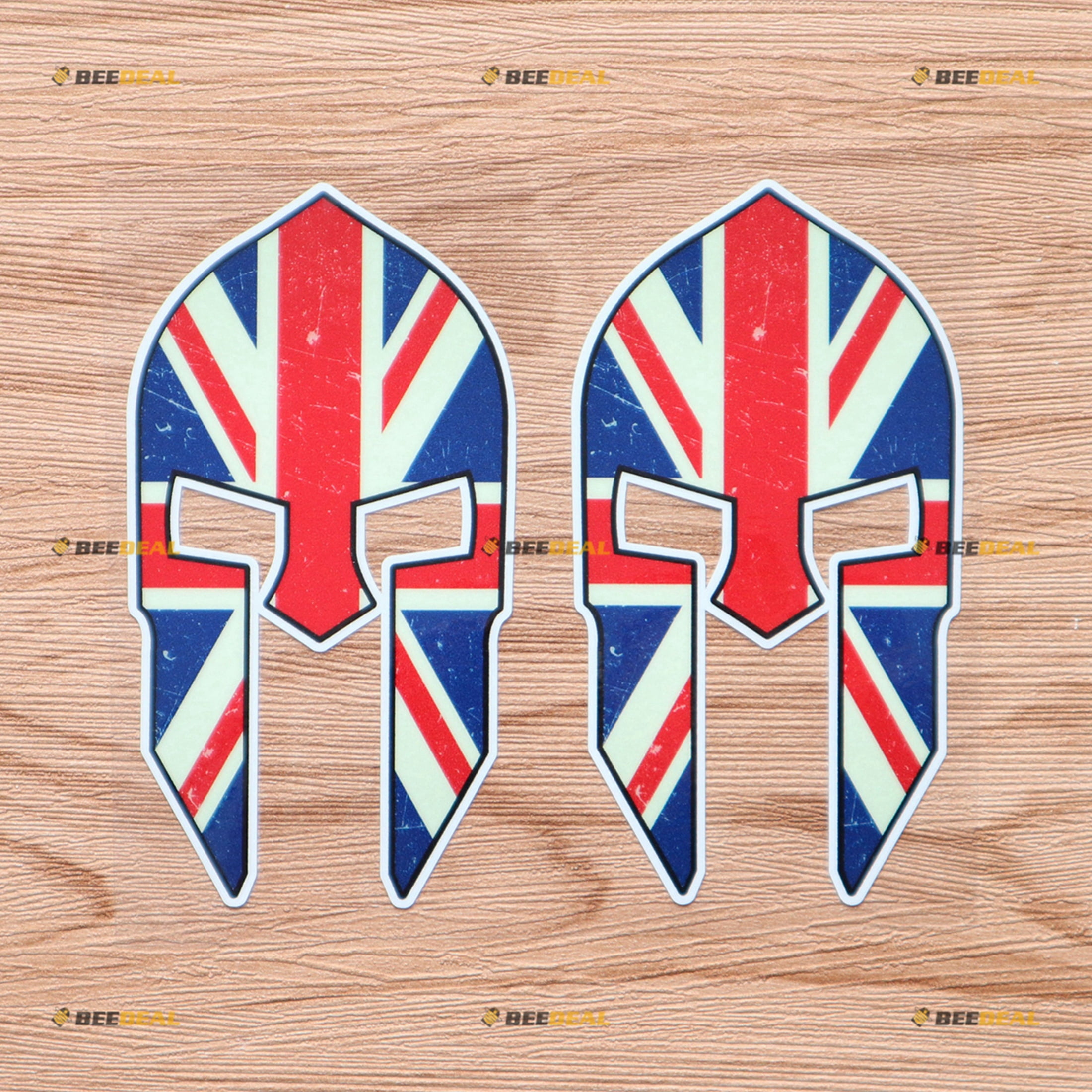 UK British Flag Great Britain Union Jack Vinyl Decal Sticker - 2 Pack ...