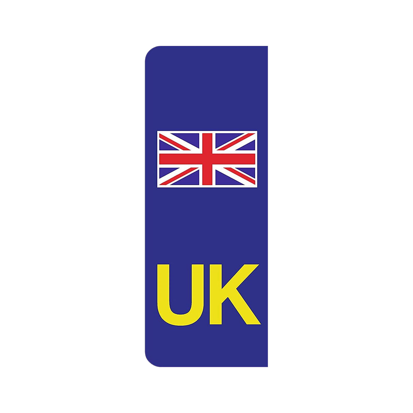 UK Car Sticker Stickers For Europe Laminated Oval Vinyl Stickers For ...