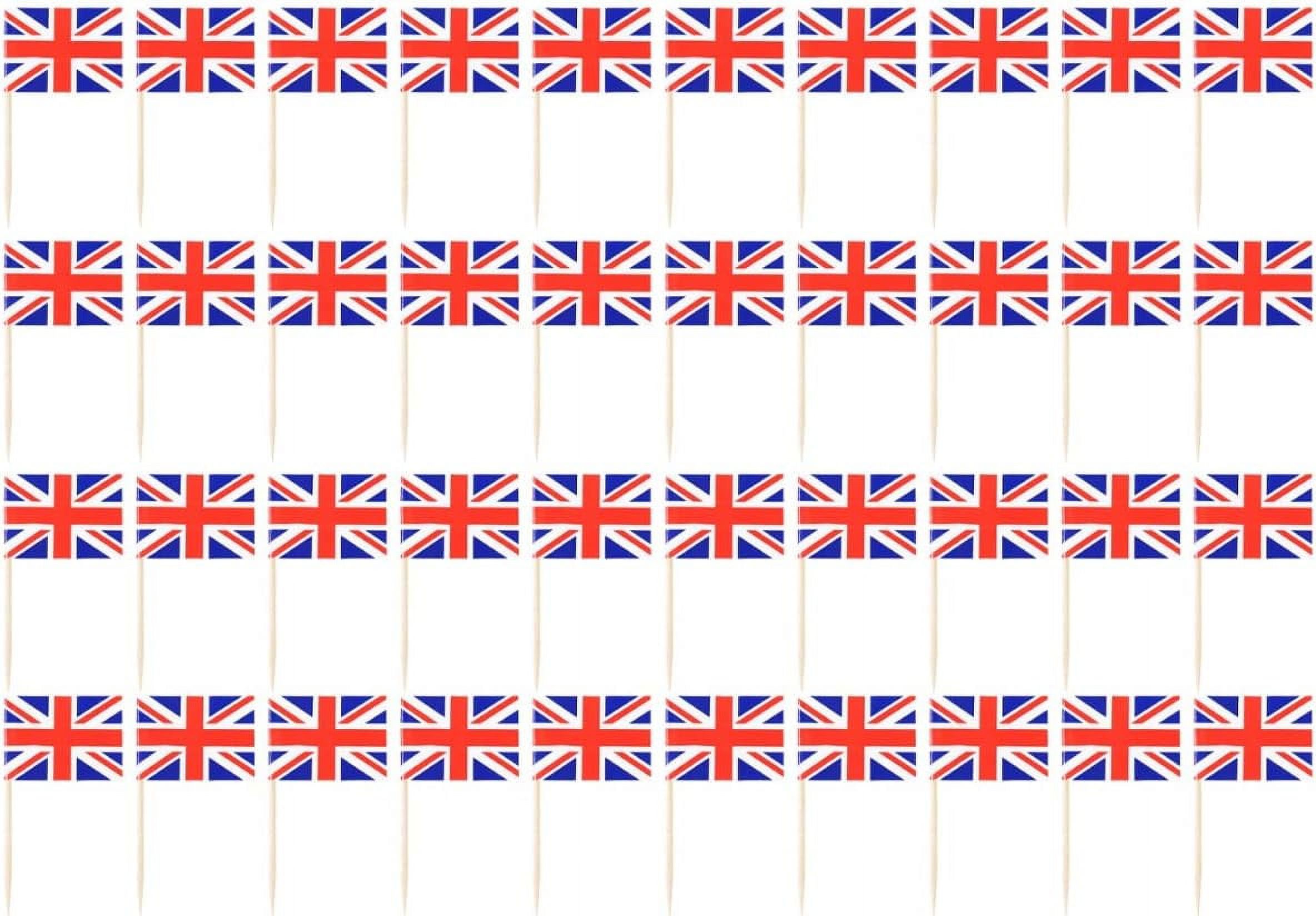 UK Flag British Toothpick Flags 400pcs Small United Kingdom Mini ...