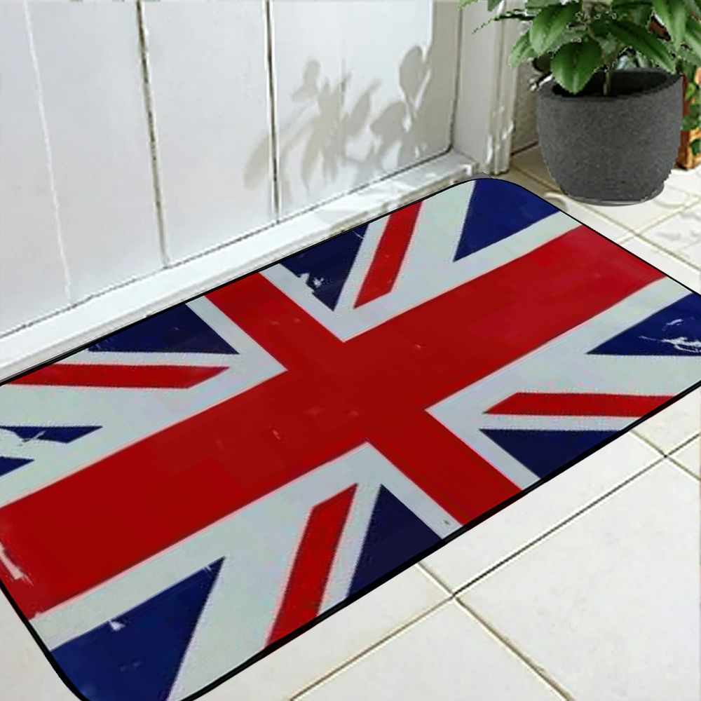 UK Flag Entry Welcome , , , Mud Shoes, Footer, Decorative Flooring ...