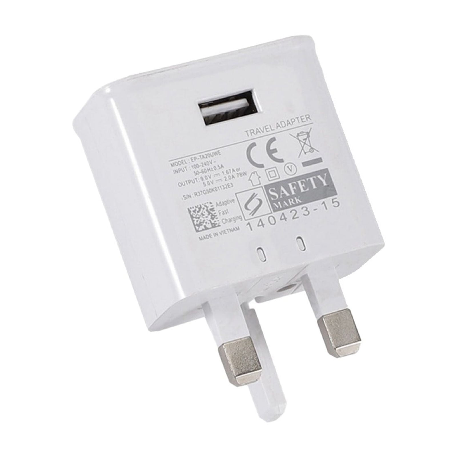 UK International Block Cube Plug For Port USB Travel Power Adapter ...