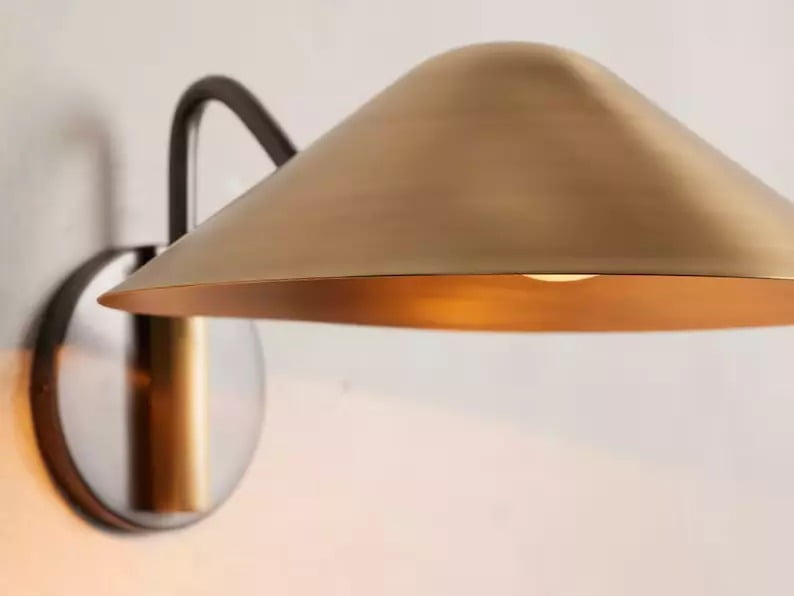 UK Lights Mid Century Brass Swing Diabolo Indoor Sconce Adjustable Wall ...