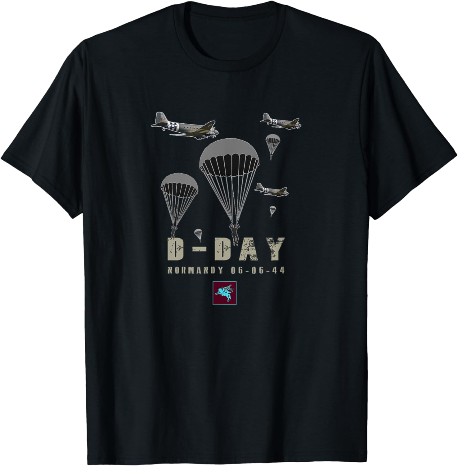 UK Paratroopers D-Day WWII Normandy 6nd Airborne T-Shirt - Walmart.com