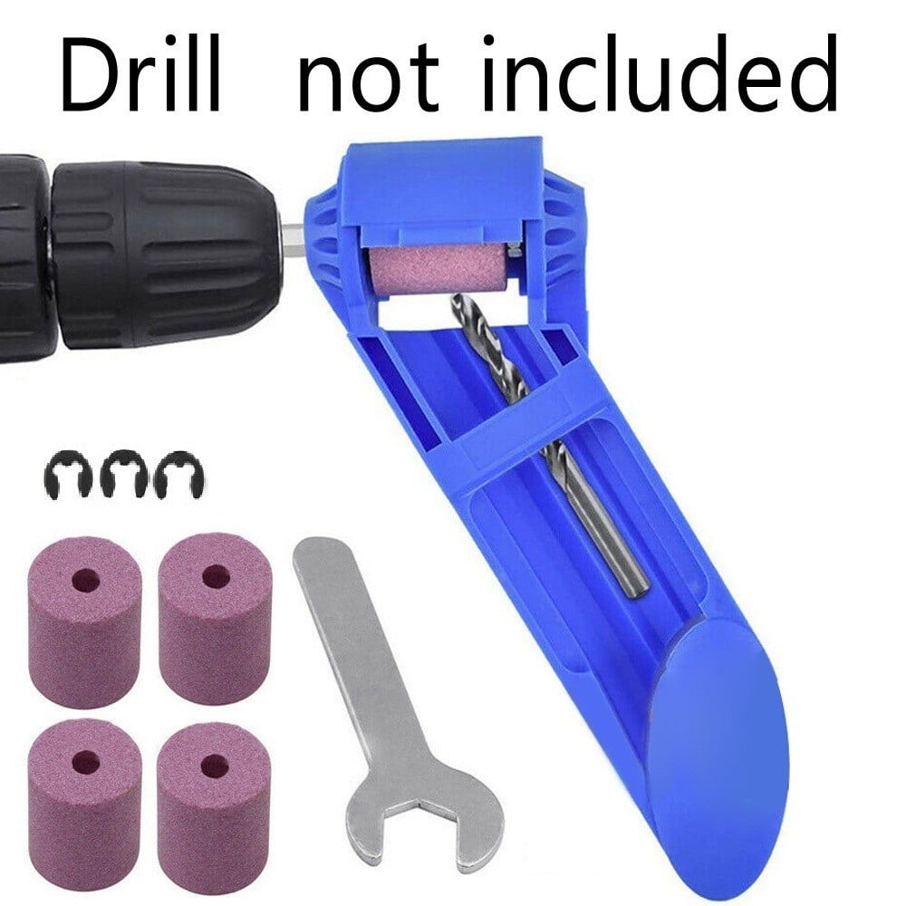 UK Portable Drill Sharpener Sharpening Tool Grinding Wheel Millstone ...