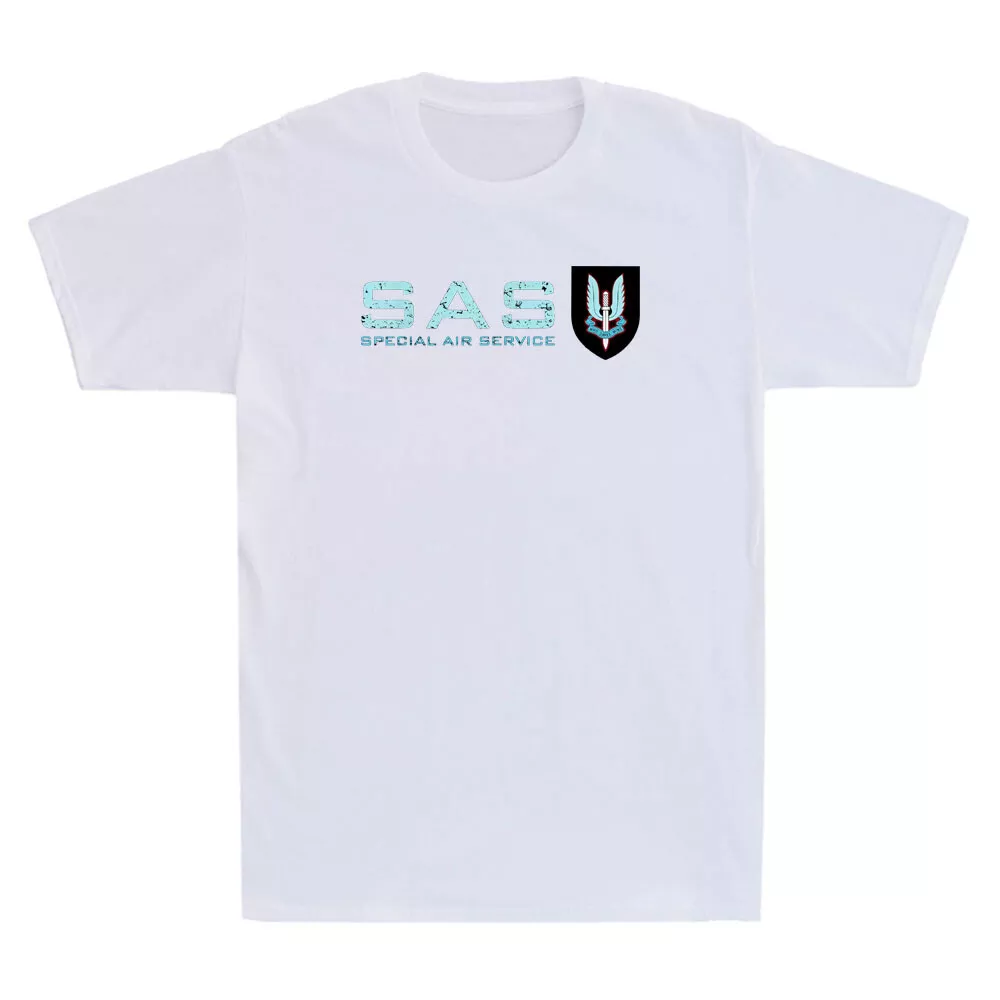 UK SAS Special Air Service British Army Special Forces Vintage Men's T ...