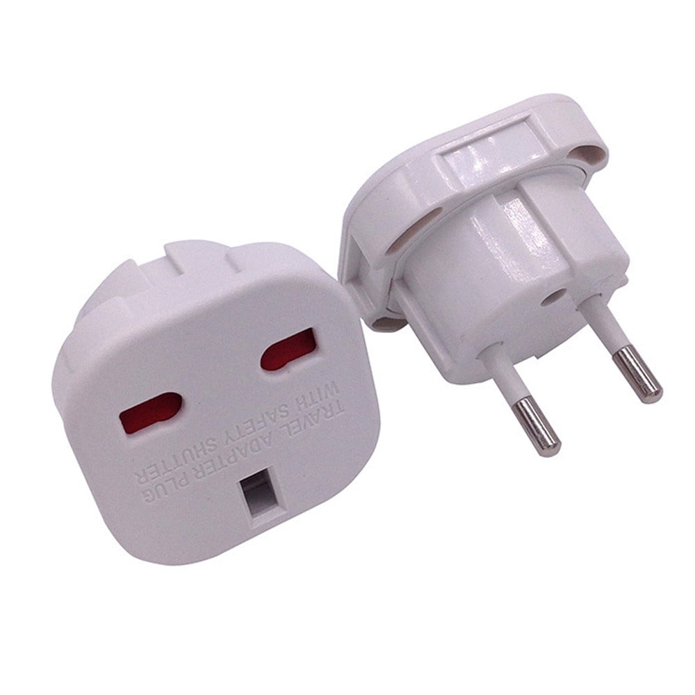 UK To EU Europe European Travel Adaptor Plug 2 in 1 Adapter Womens Tool ...