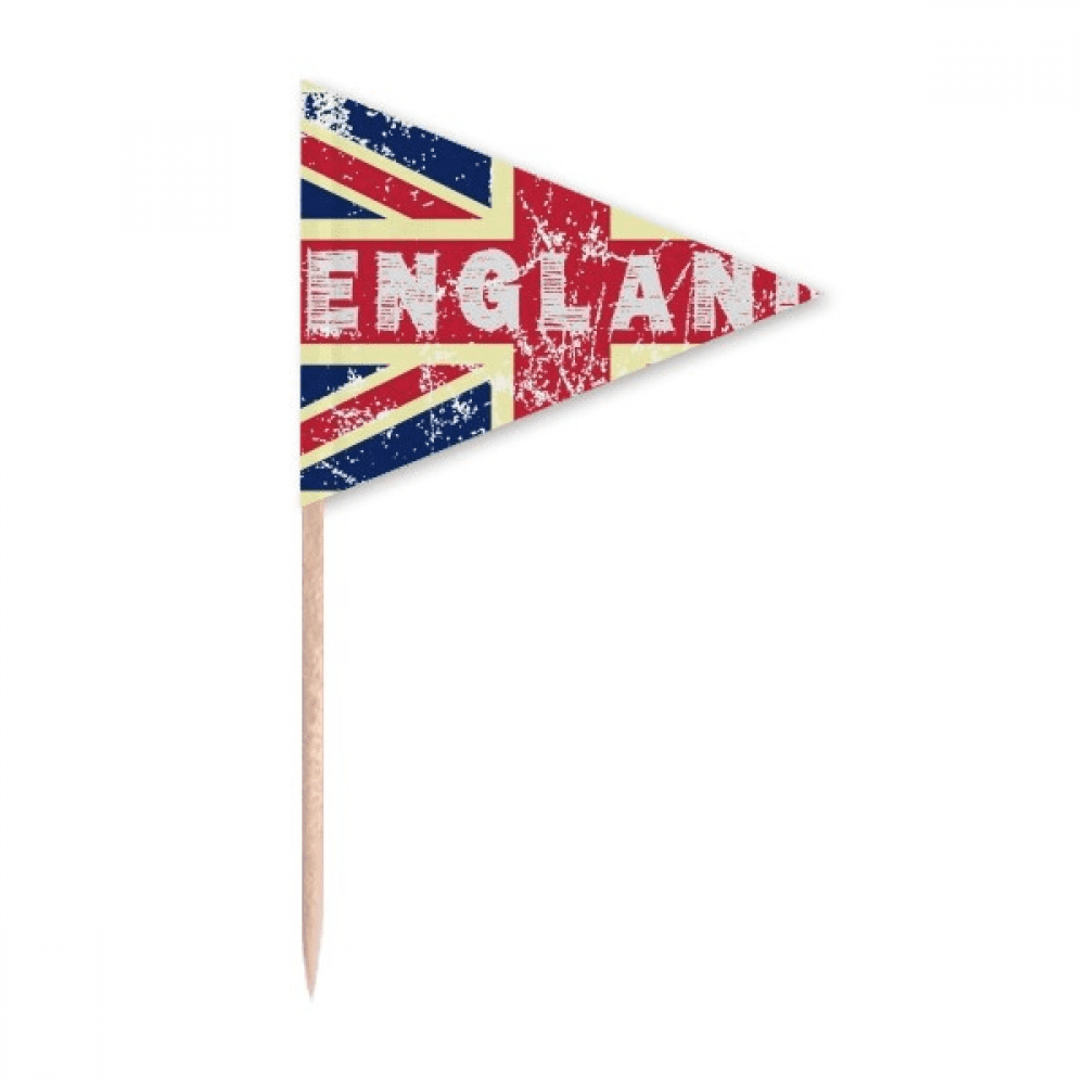 UK the Union Jack Flag Mark Illustration Toothpick Triangle Cupcake ...