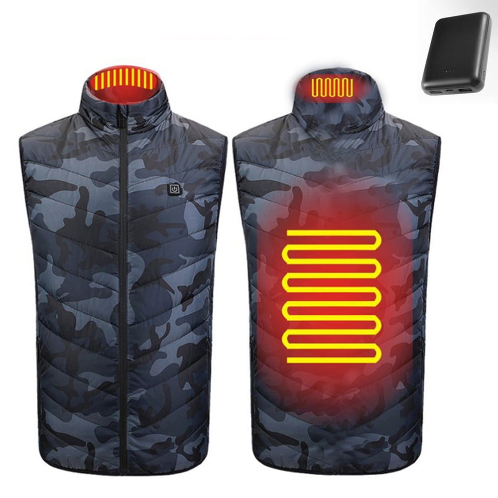 UKAP Womens Mens Heated Vest with Battery Pack,Unisex Women Electric ...