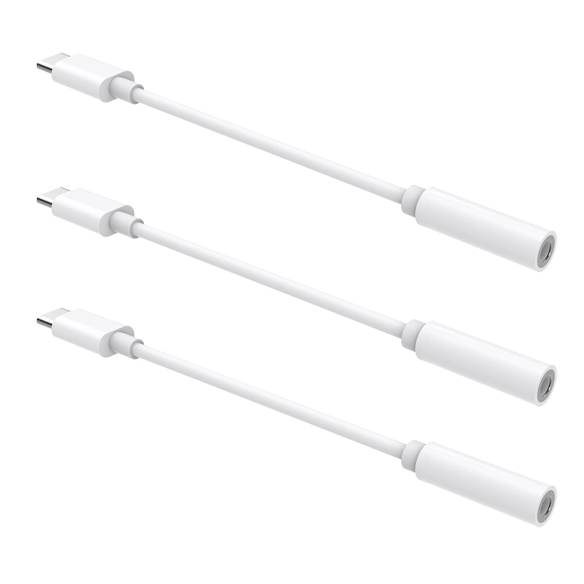 UKCOCO 3PCS Type C USB C to 3.5mm Headphone Audio Jack Adapter Type C ...