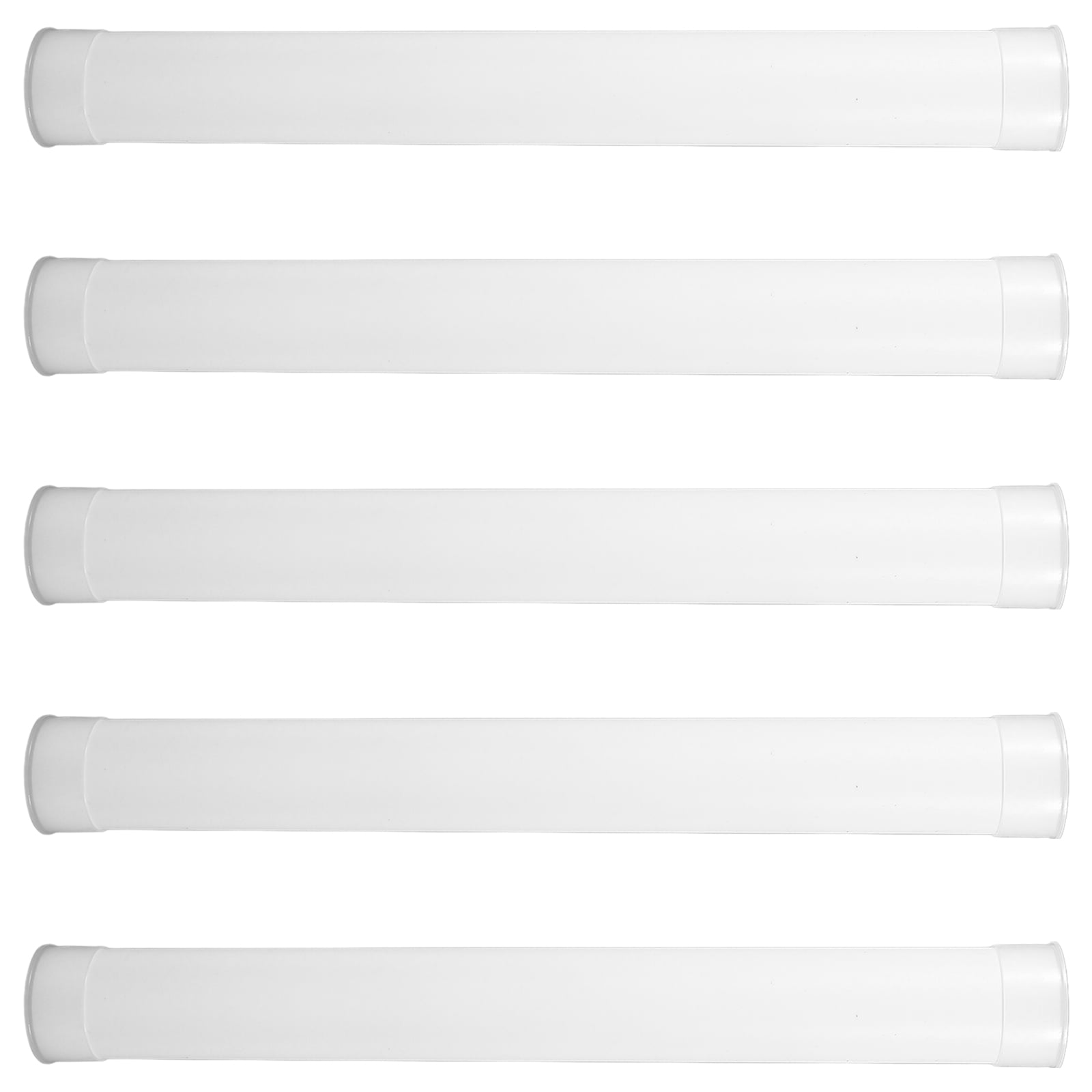UKCOCO Clear Pe Storage Tubes for Outdoor Documents and Posters 5Pcs ...