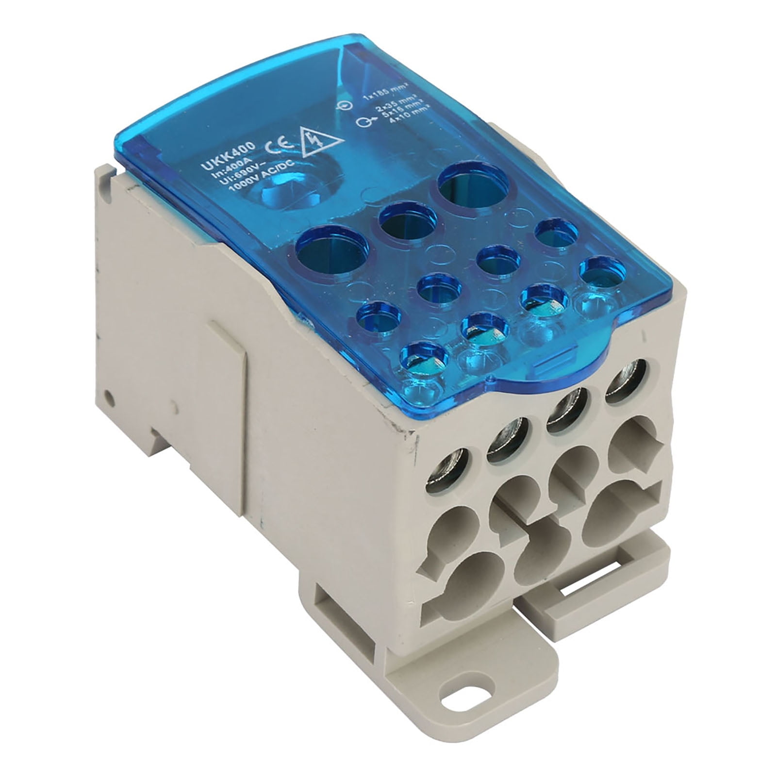 UKK-400A Block Distribution Box, Copper Din Rail Distribution Box ...
