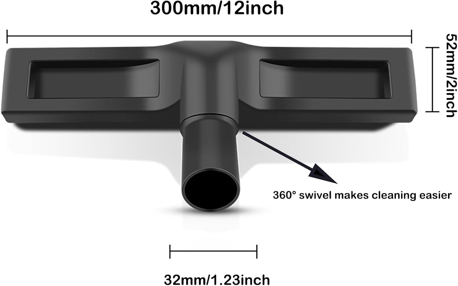 UKLL-1 1/4" Vacuum Hardwood Floor Attachment Accessories Deluxe Extra ...