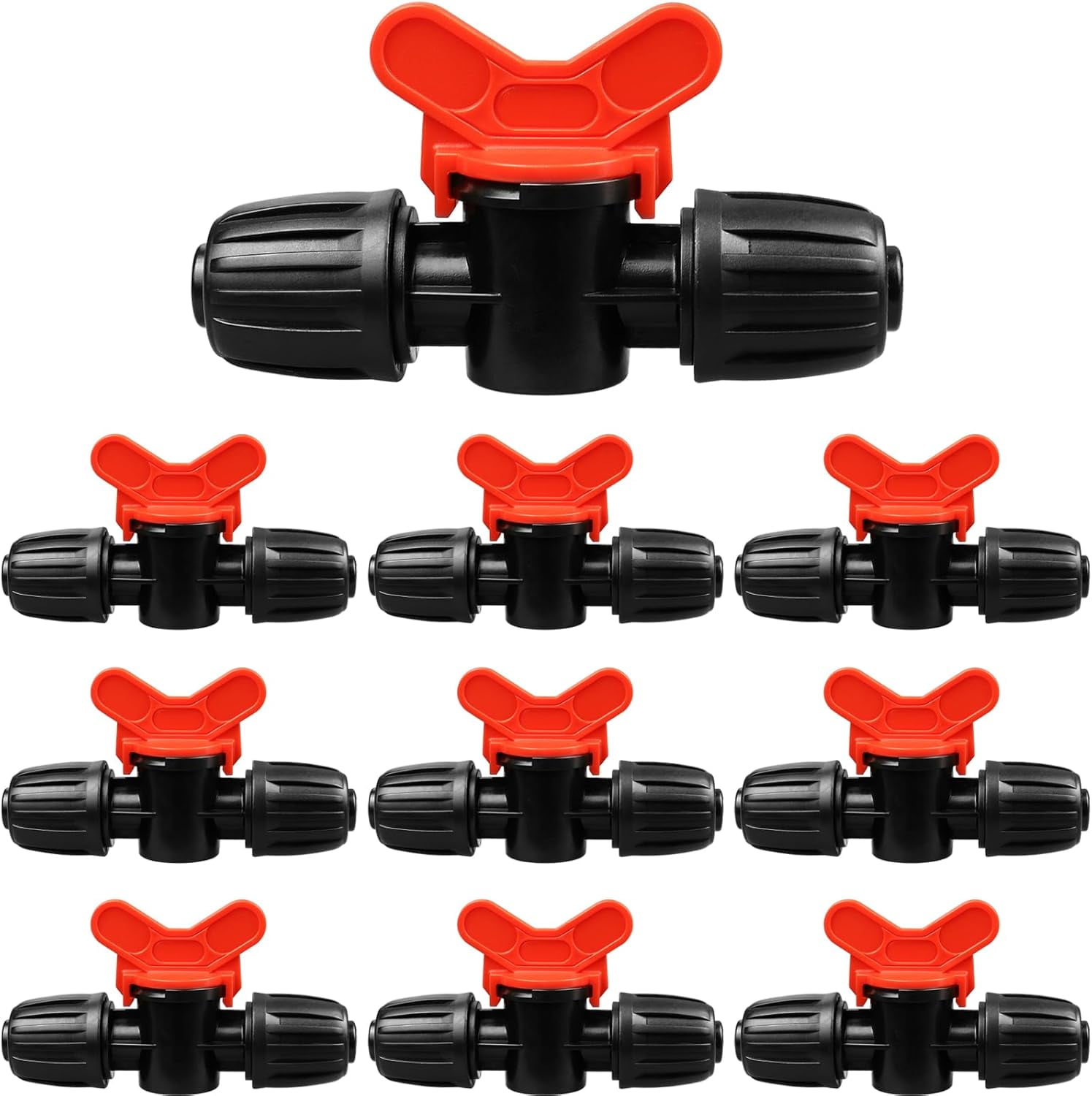 UKLL-10 Pack Drip Irrigation Switch Valvesin-Line Barbed Locking Gate ...