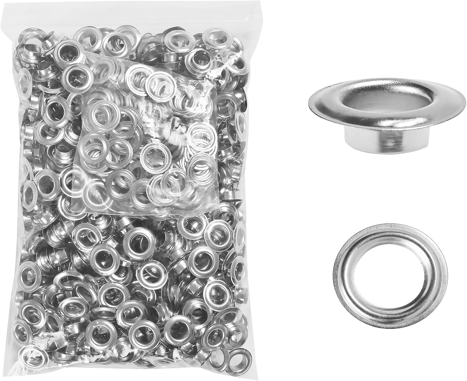UKLL-1000pcs Grommets 1/4 Inch (6mm) Washers and Grommets Kit for ...