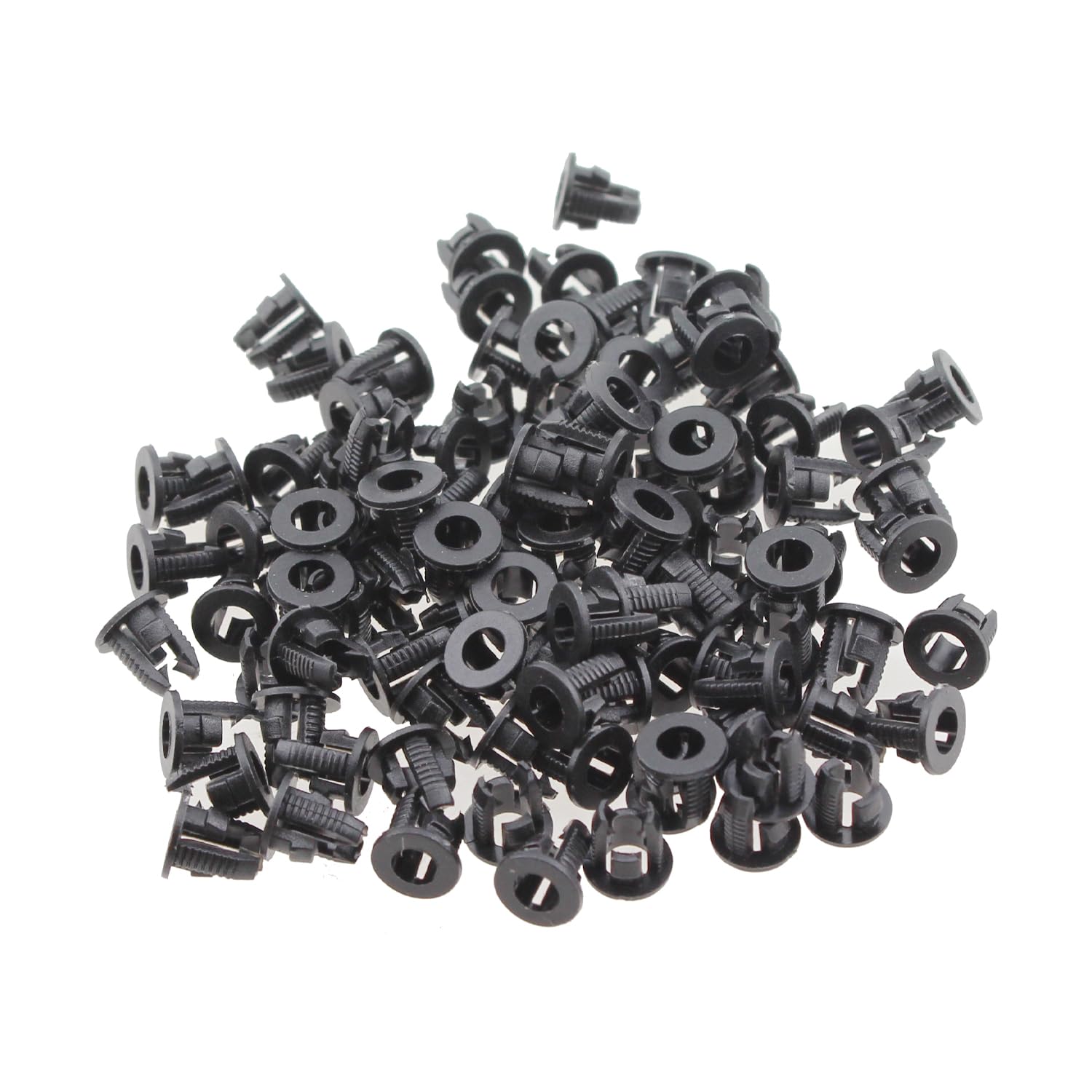 UKLL-100pcs 3mm Panel Mount Socket Plastic Lampholder LED Bulb Diode ...